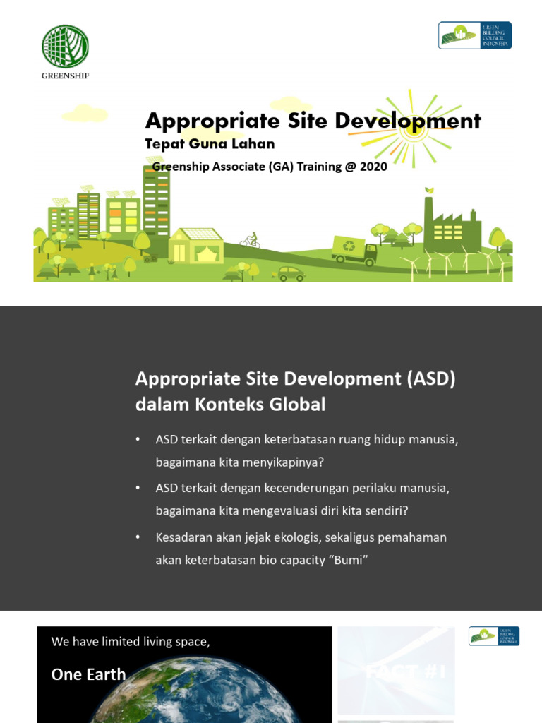 APPROPIATE SITE DEVELOPMENT (Tepat Guna Lahan) | PDF