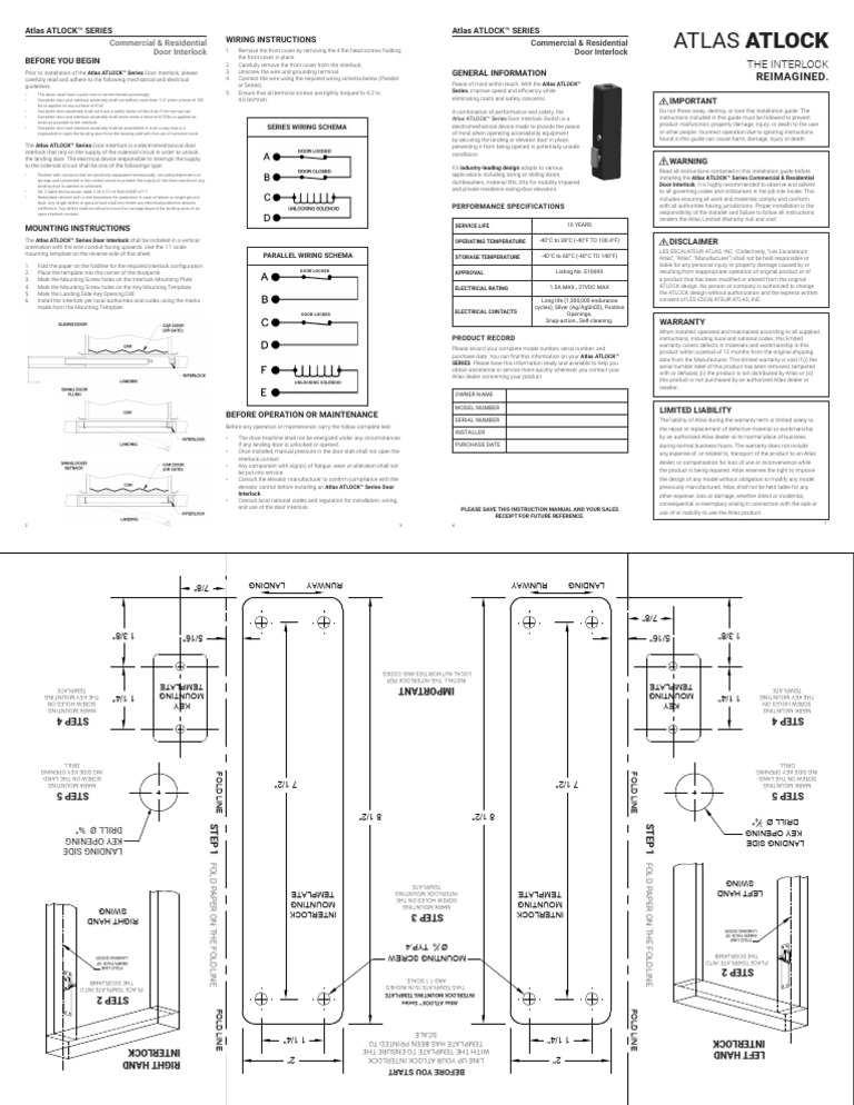 5c9131233663b96f7b668081 - ATLOCK INSTALLATION GUIDE V1.3 | PDF ...
