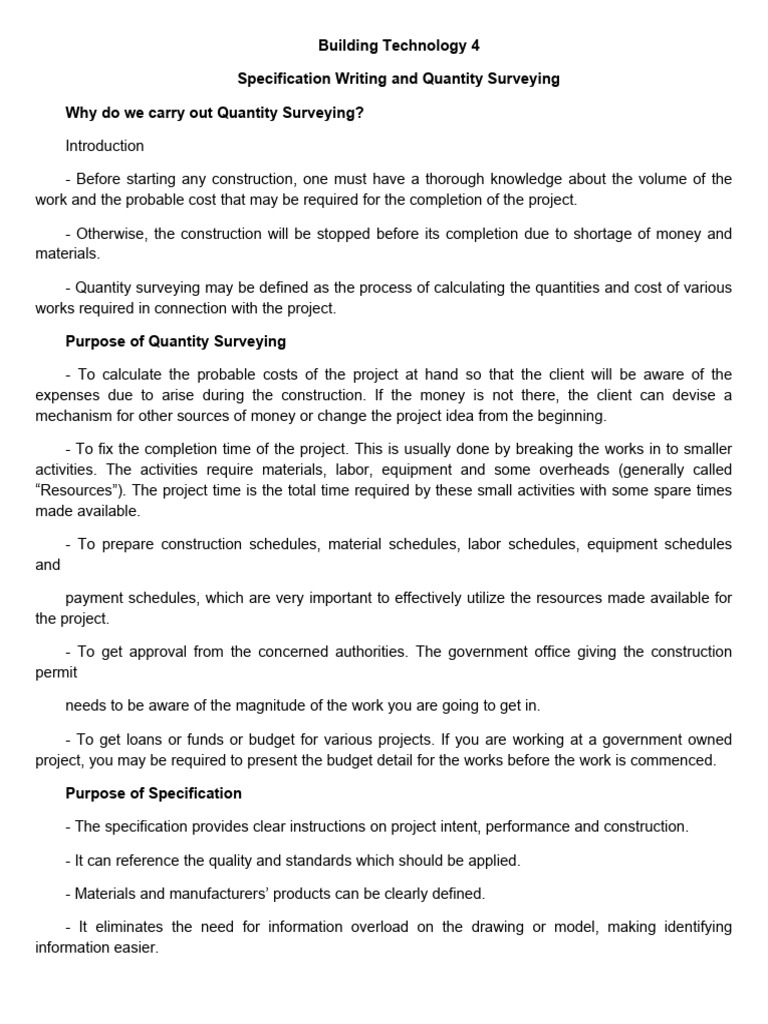 BU | PDF | Specification (Technical Standard) | Cost