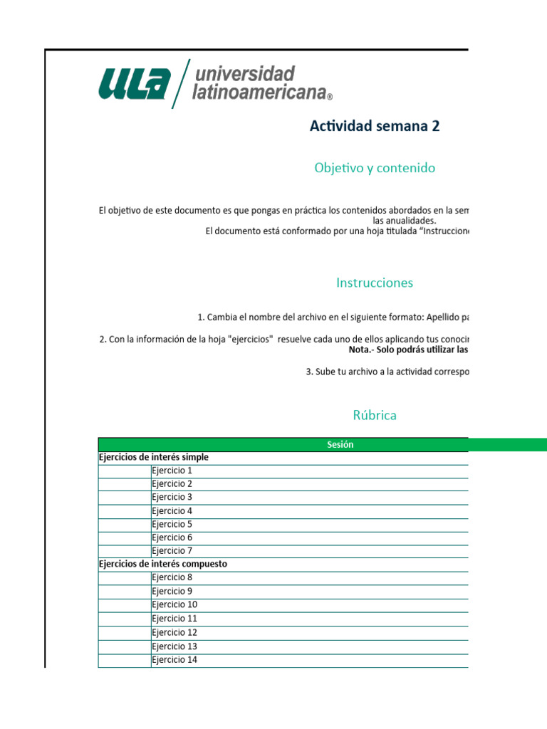Entregable Semana 1 Matematicas Financieras | PDF