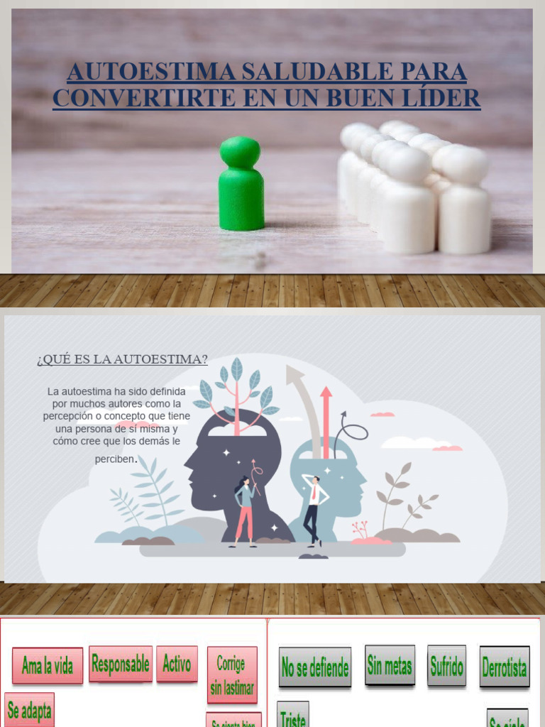 Autoestima Saludable Para Convertirte en Un Buen Líder | PDF