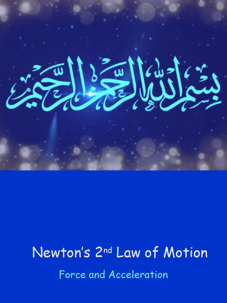Newtons Second Law of Motion | PDF Newtons Second Law of Motion | PDF