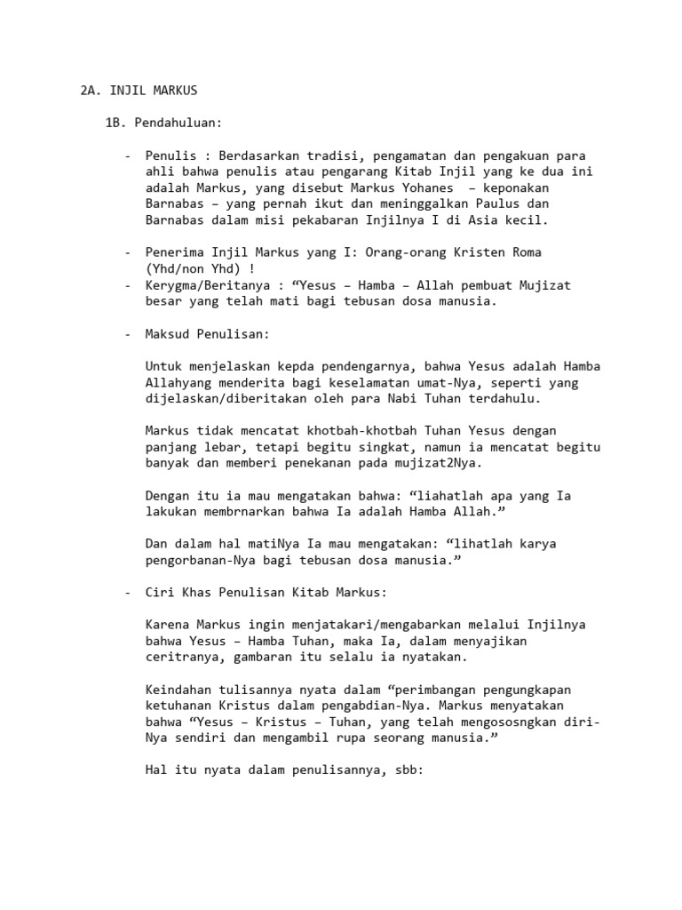 Diktat Eksposisi Injil-Injil Dan Kisah para Rasul | PDF