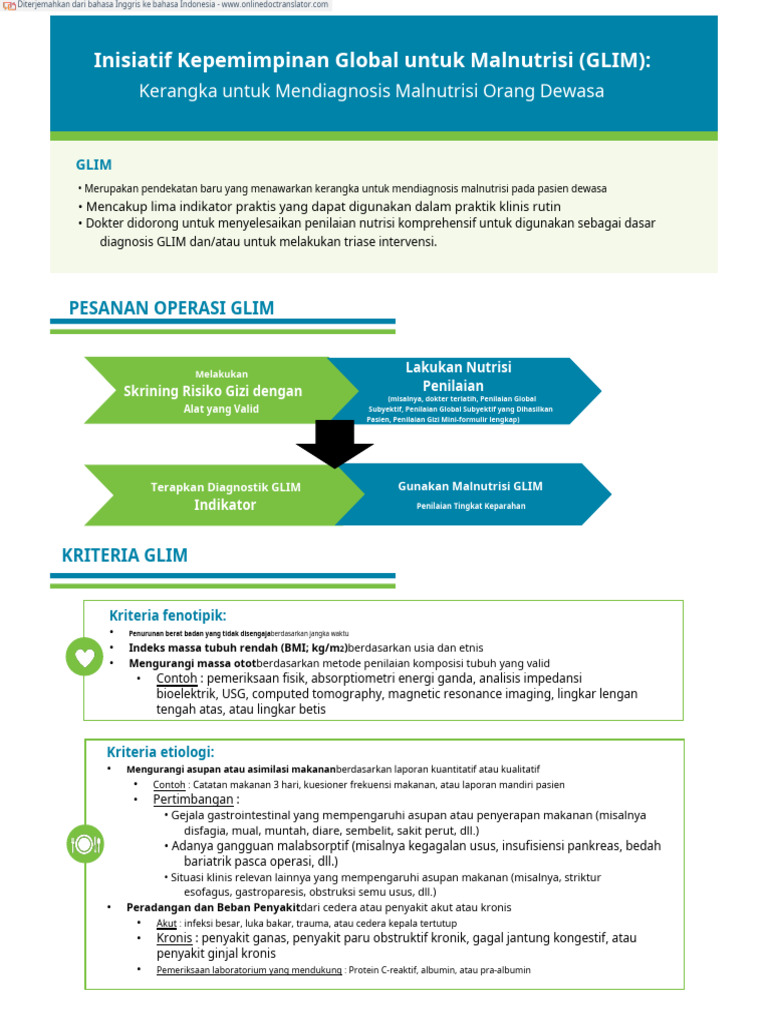 2019 - GLIM - A Framework For Diagnosing Adult Malnutrition - En.id | PDF