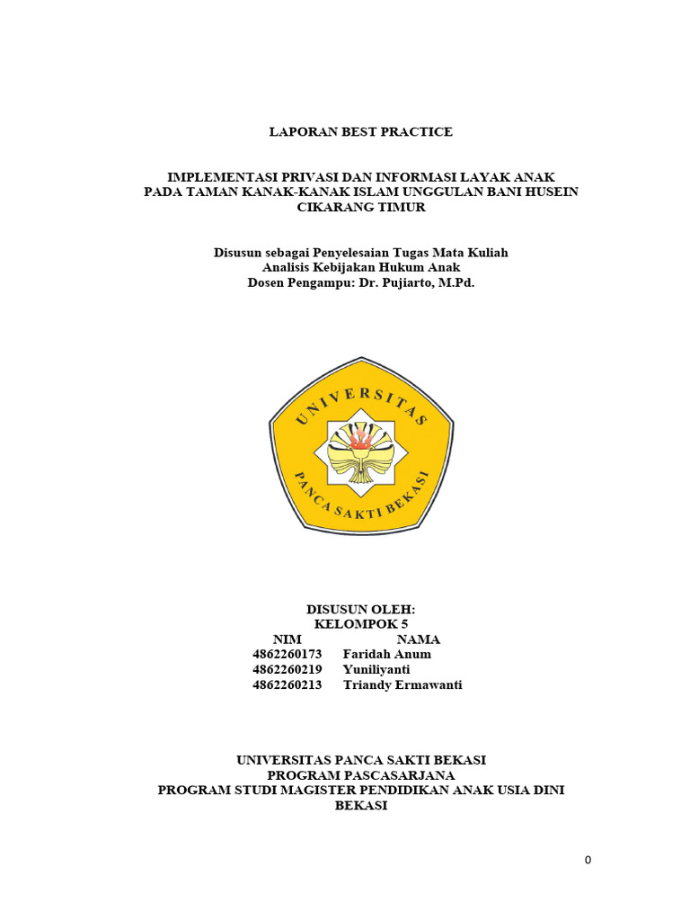 1BEST PRACTICE Bu Irma DKK | PDF | Karier & Perkembangan | Ilmu Sosial