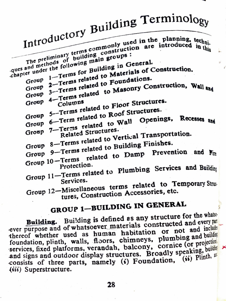 Parts of Building Sem II | Download Free PDF | Basement | Stairs