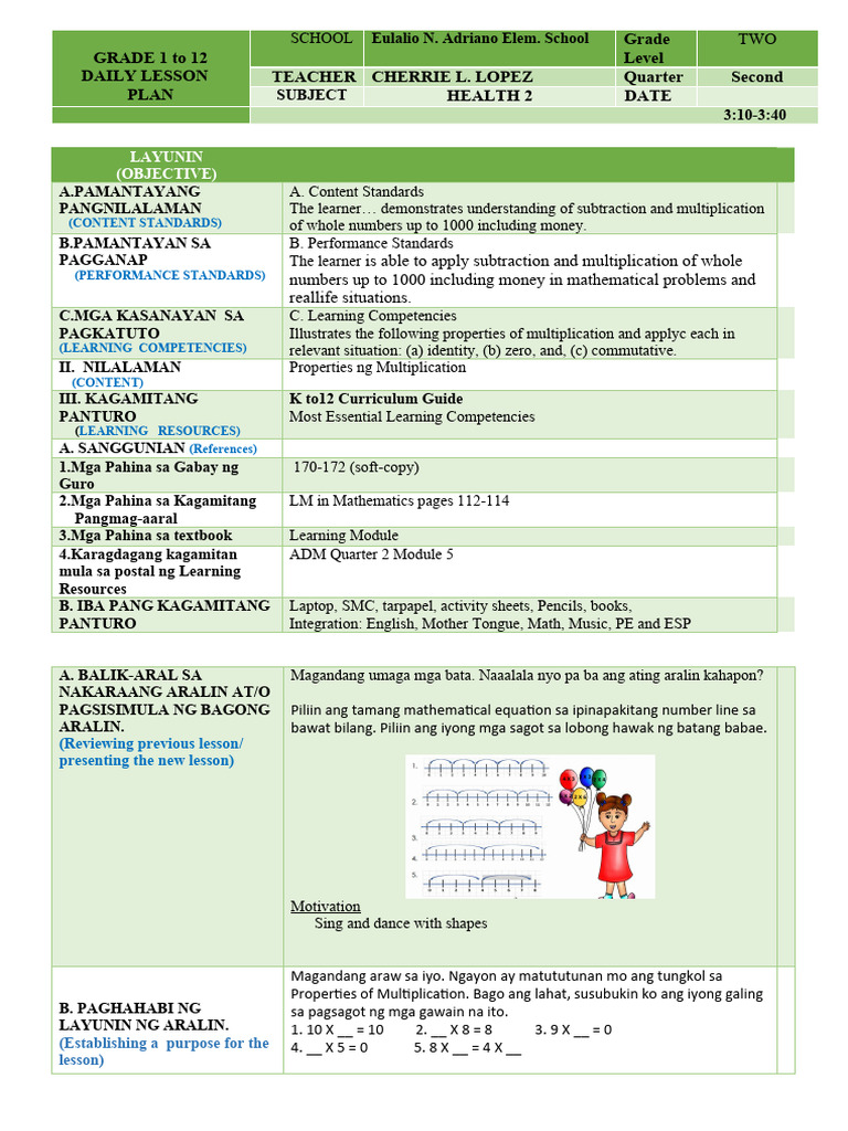 2nd QTR. COT Grade 2 | PDF