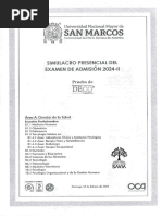 Temario 2025 San Marcos Prospecto | PDF | Trigonometría | Mercado (economía)