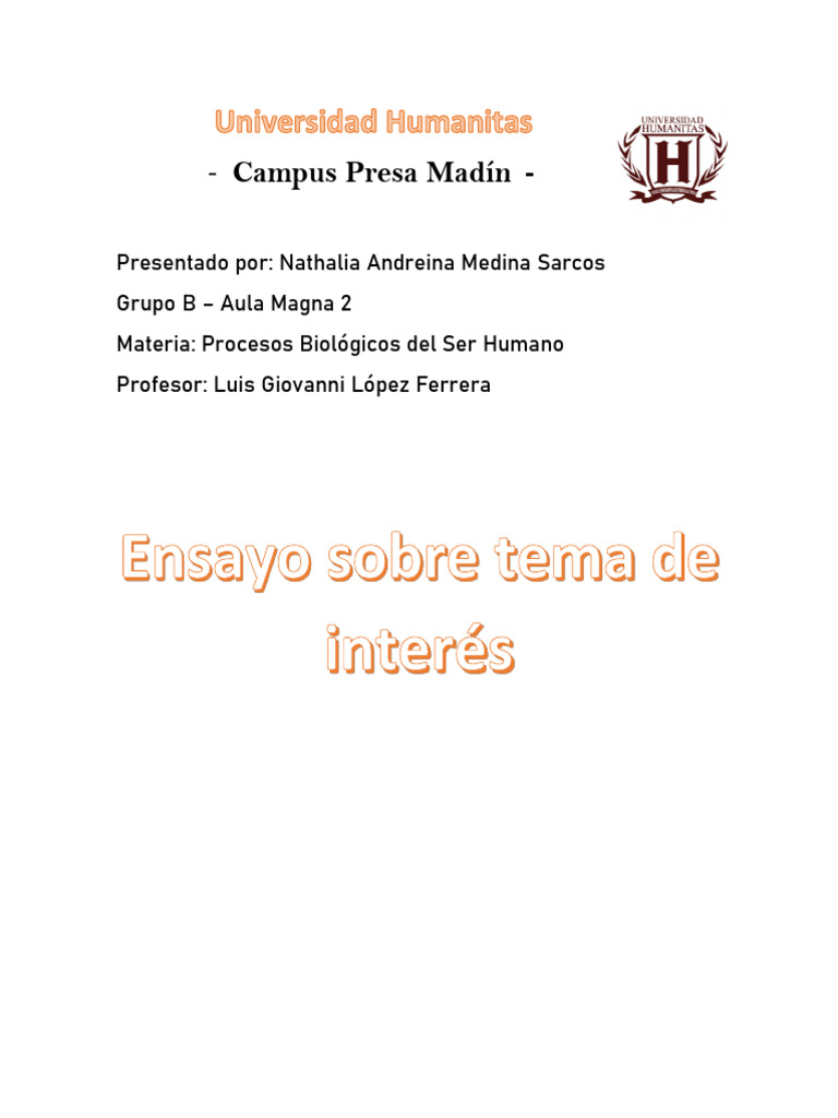 Universidad Humanitas | PDF