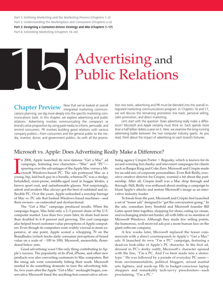 Advertising and Public Relations | PDF