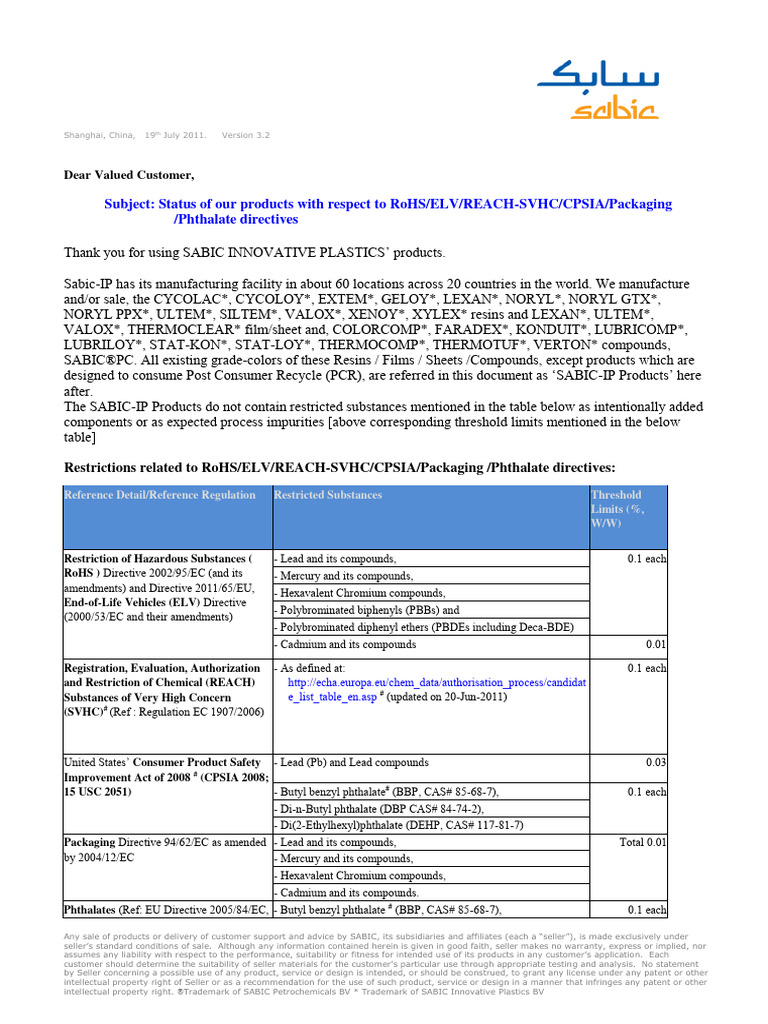 Polycarbonate Data Sheet | PDF | Occupational Safety And Health | Pollution