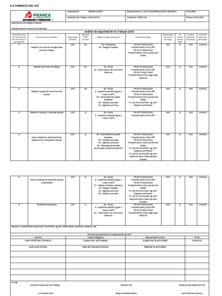 Modulo 6 Formato Ast | PDF