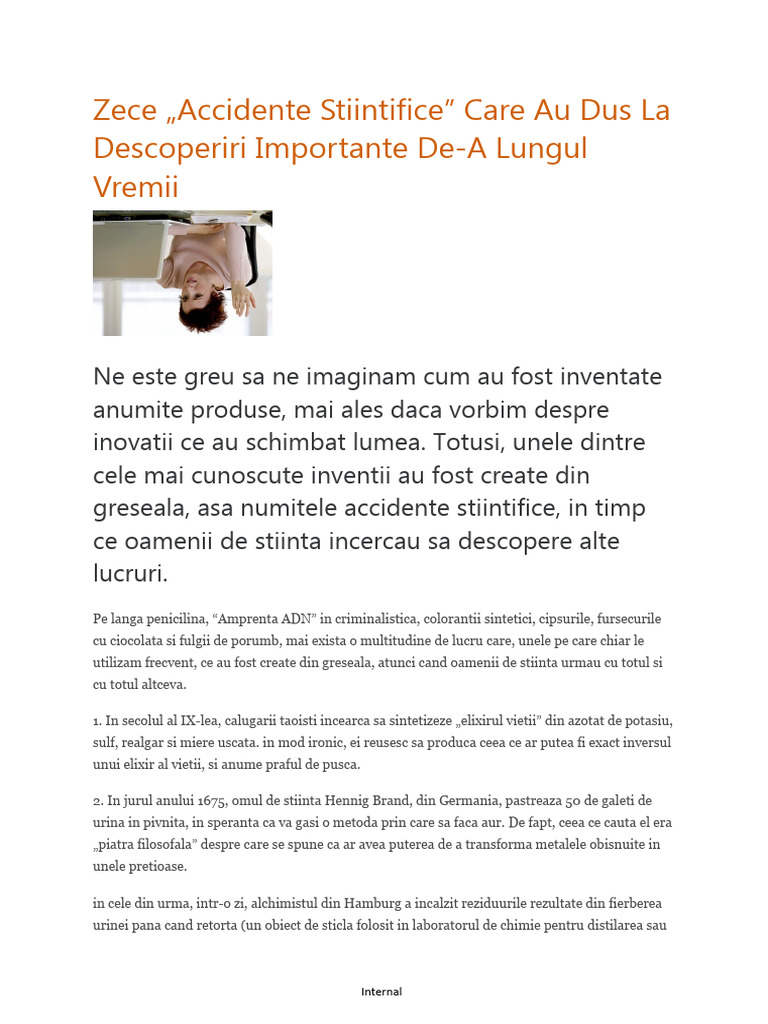 Descoperiri Importante | PDF