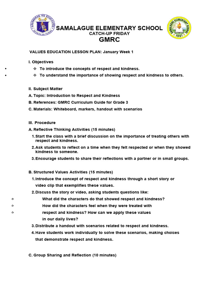 G3 Cuflp@ Gmrc&values Education | PDF