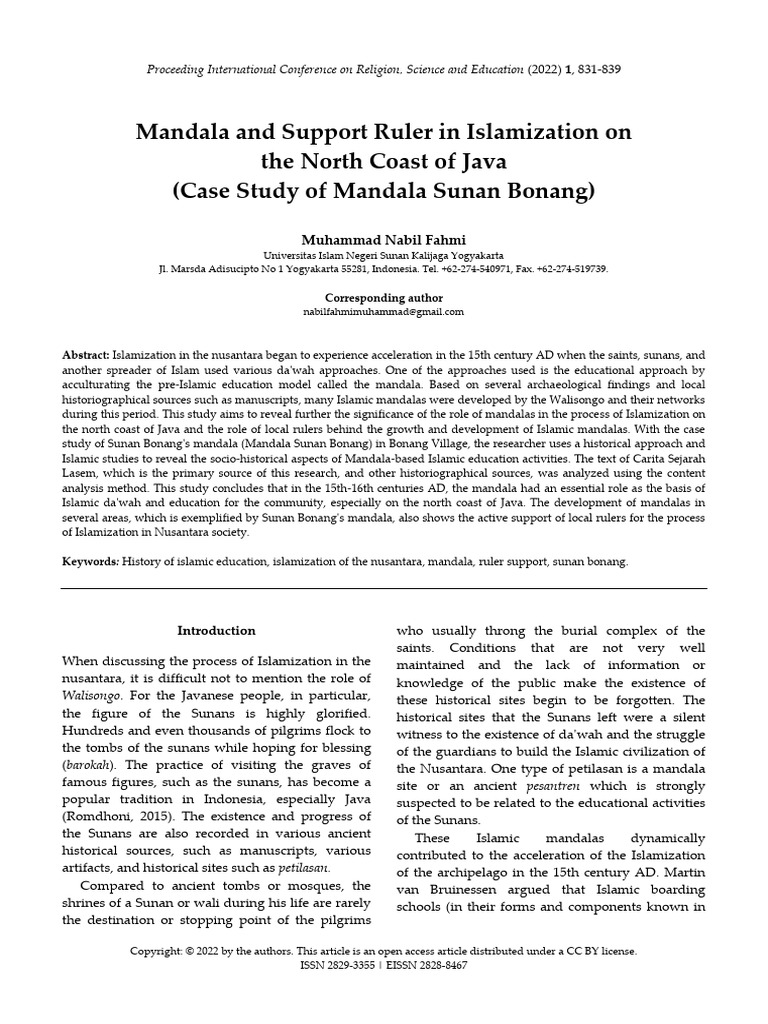 Mandala and Support Ruler in Islamization On | PDF