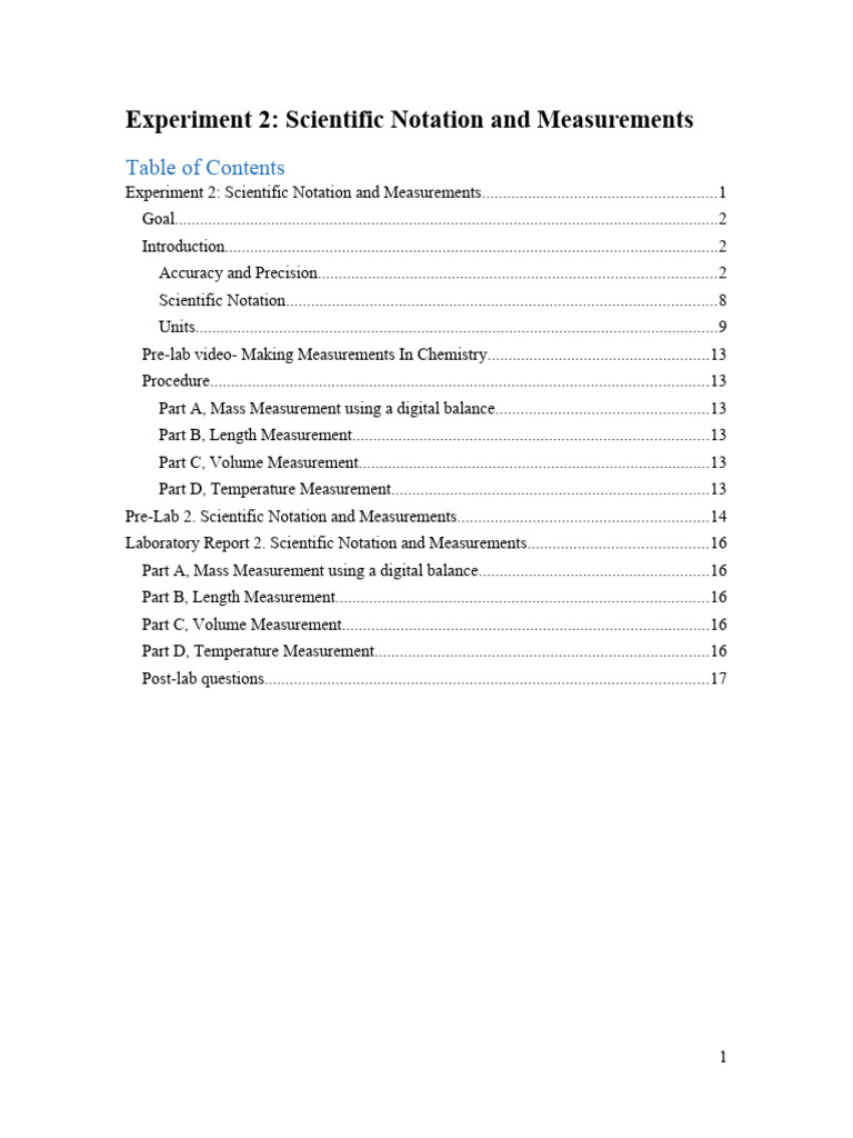 Scientific Notation in Measurements | PDF | Significant Figures | Celsius