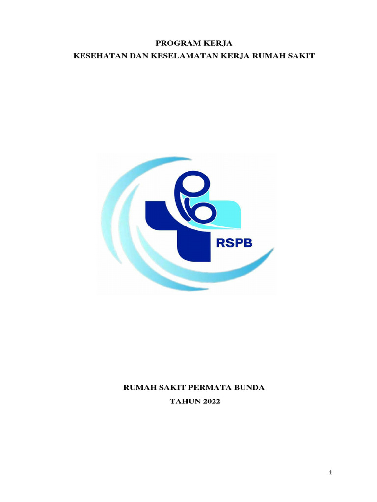 Program Kerja K3RS 2022 | PDF