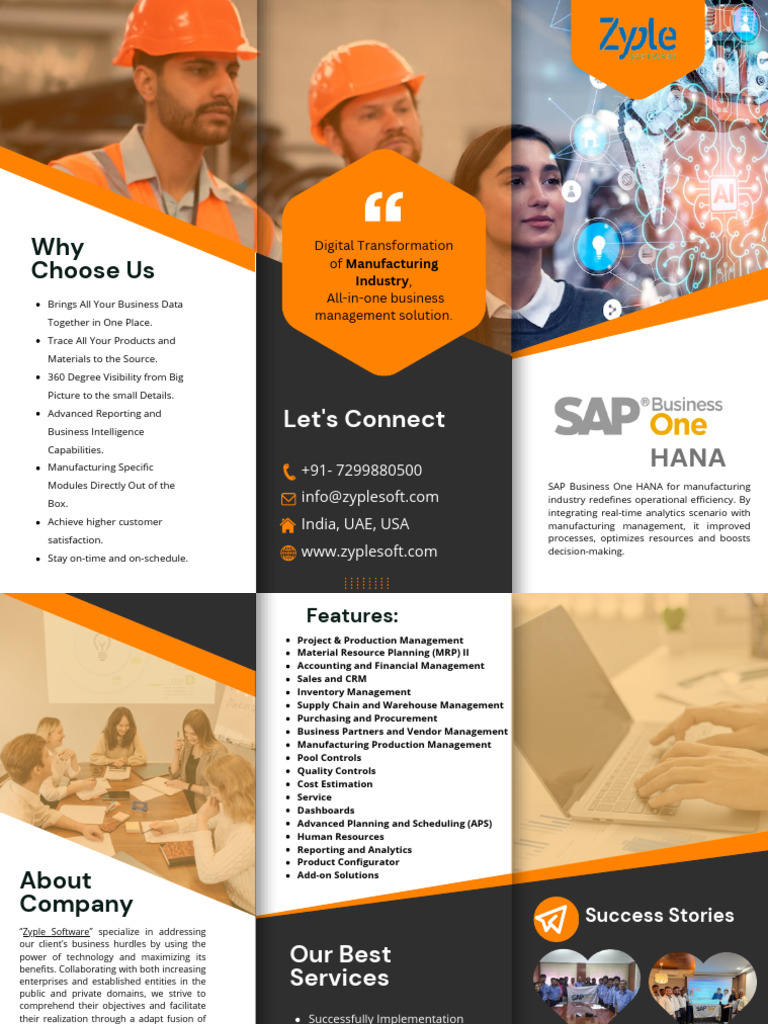 Manufacturing Erp Software - SAP B1 For Manufactures - Zyple Software | PDF | Business Process ...