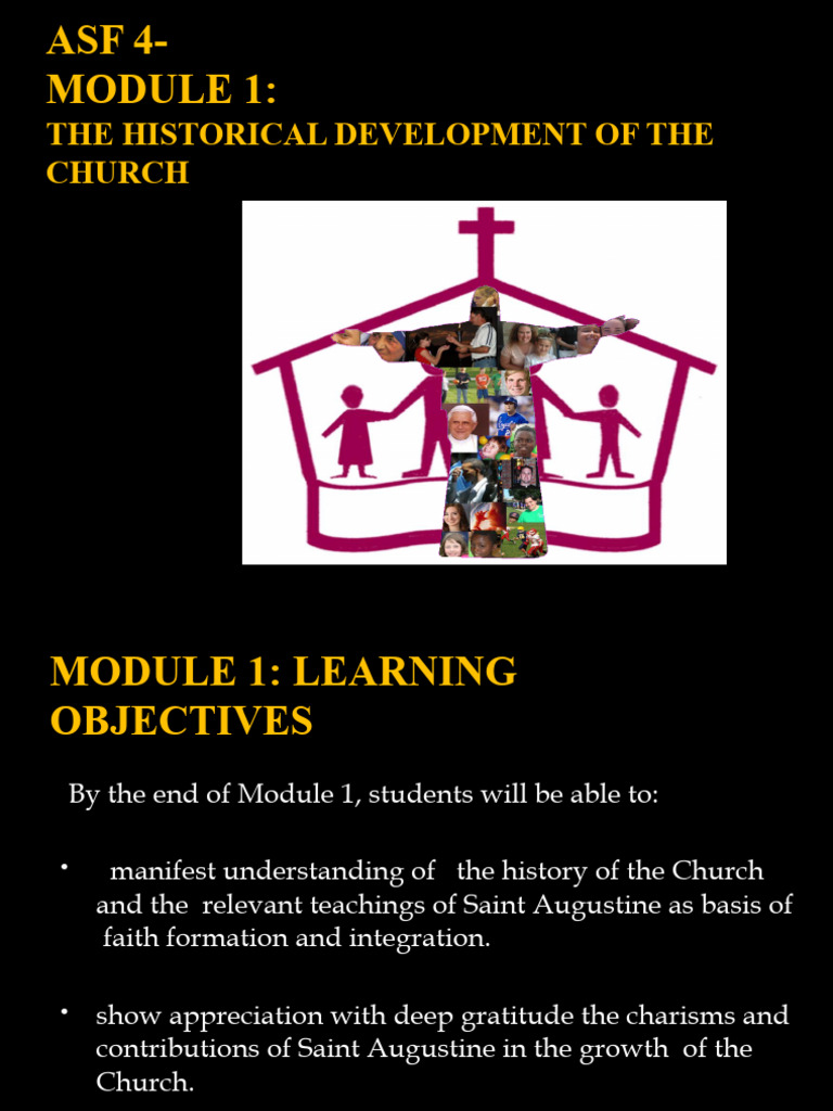 ASF 4 Module 1 The Historical Devt of The Church | PDF | Social Science | Religion & Spirituality