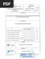 Lifting & Rigging Procedure For Piping | PDF | Elevator | Crane (Machine)