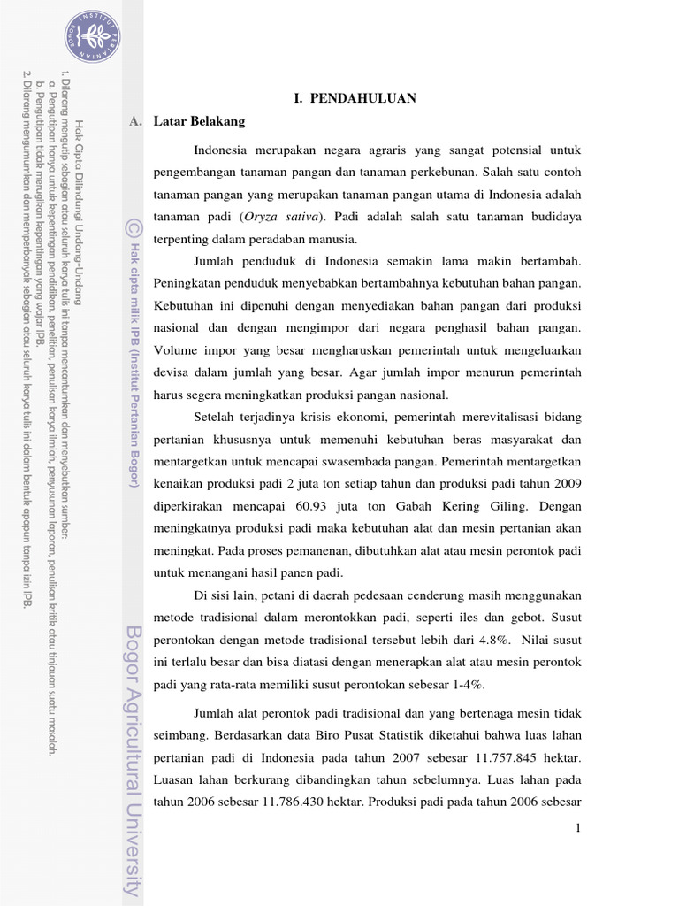 Bab 1 Pendahuluan | PDF