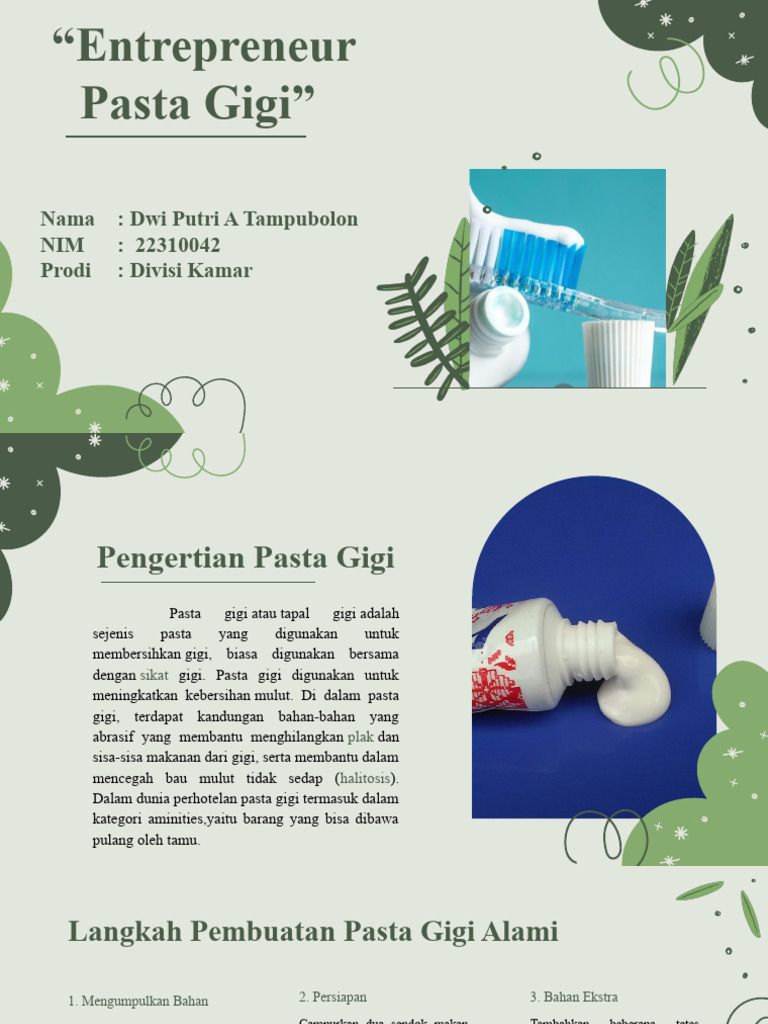 Pasta Gigi | PDF