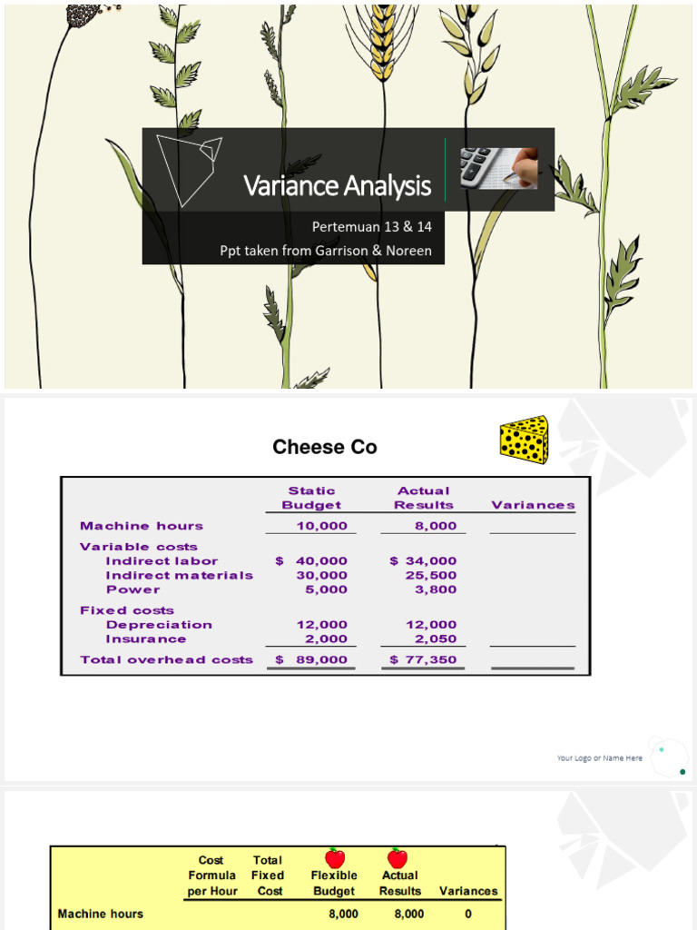 Variance Analysis | PDF