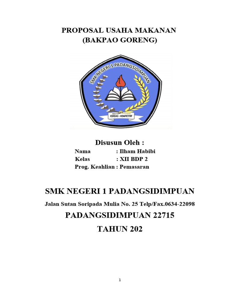 Ilham Habibi Proposal | PDF