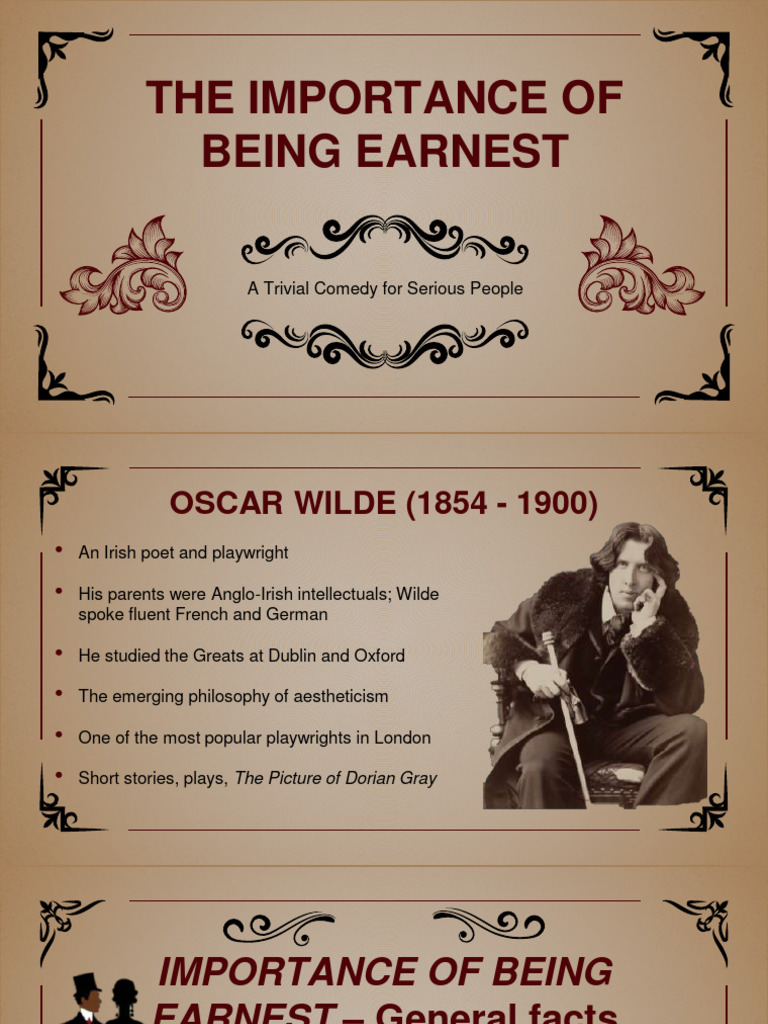 Wilde | PDF | Oscar Wilde | The Importance Of Being Earnest