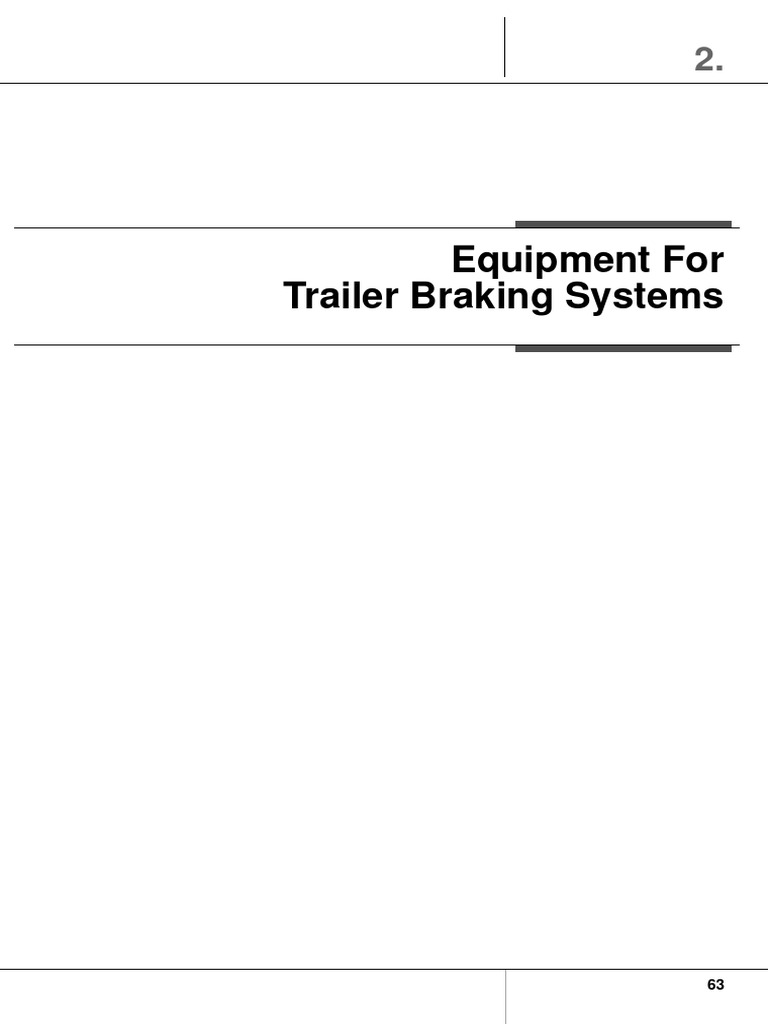 Brake System of Semi Trailer | PDF | Valve | Piston