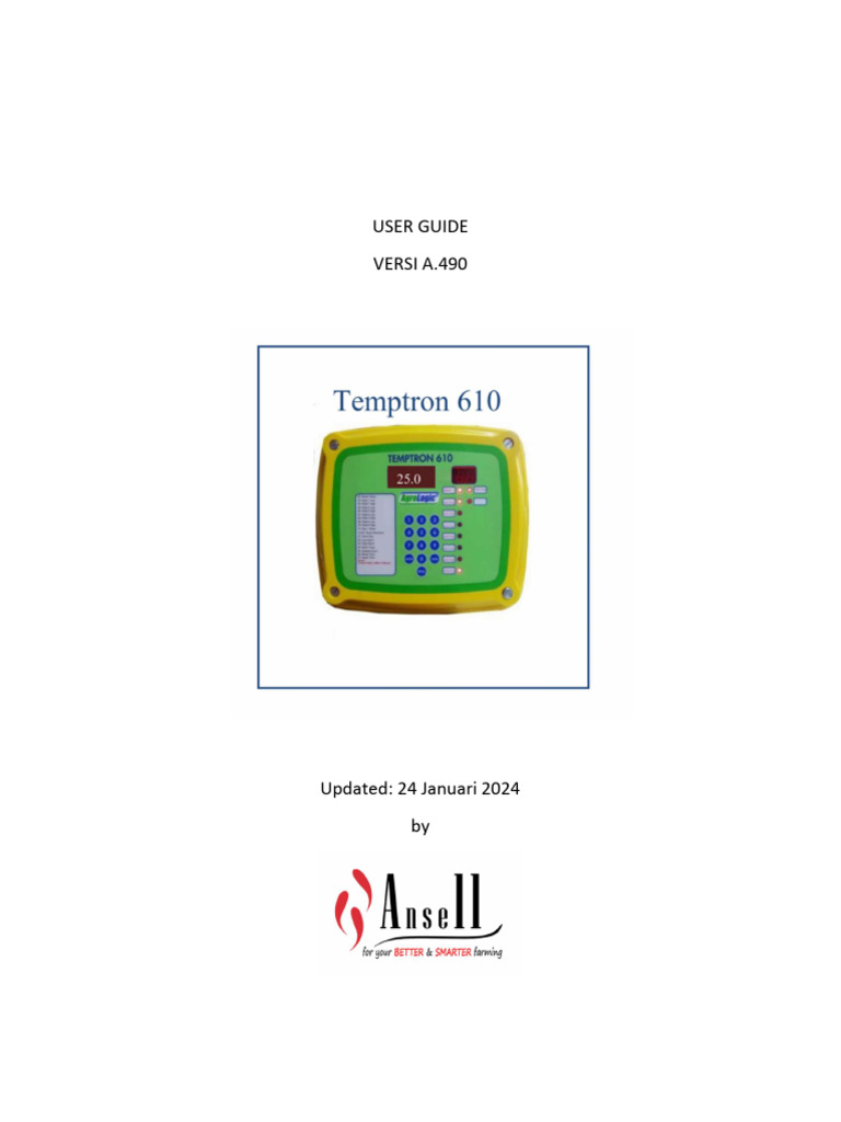 Panduan Pengguna Temptron 607 A-C | PDF