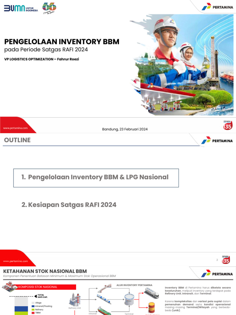 FGD BPH - Persiapan Satgas RAFI 2024 Pertamina Group | PDF