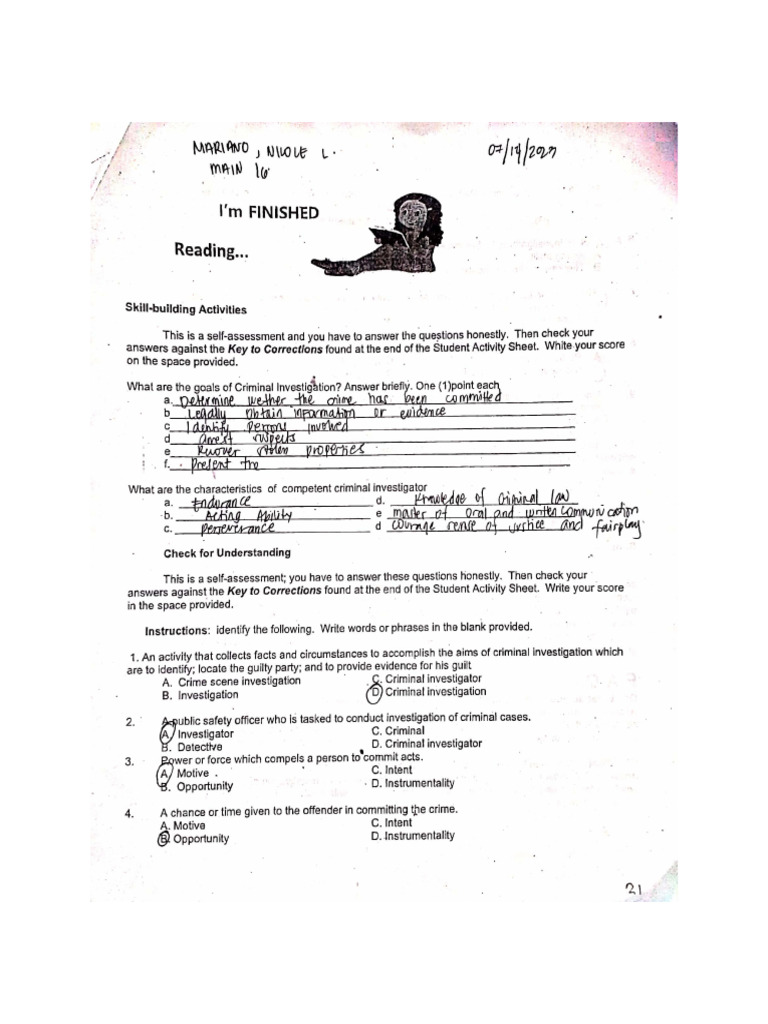 CRI 169 - MODULE 3&4 | PDF
