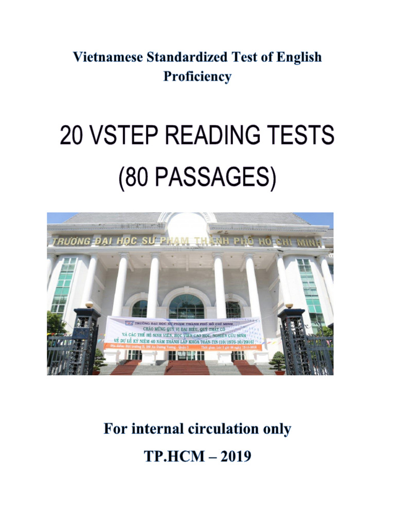 Vstep Reading Test | PDF