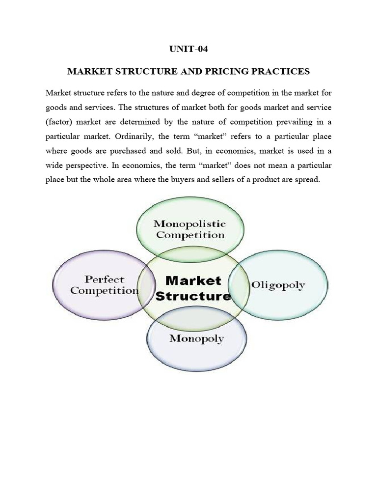 Market Structure and Pricing Practices | PDF | Price Discrimination | Monopoly