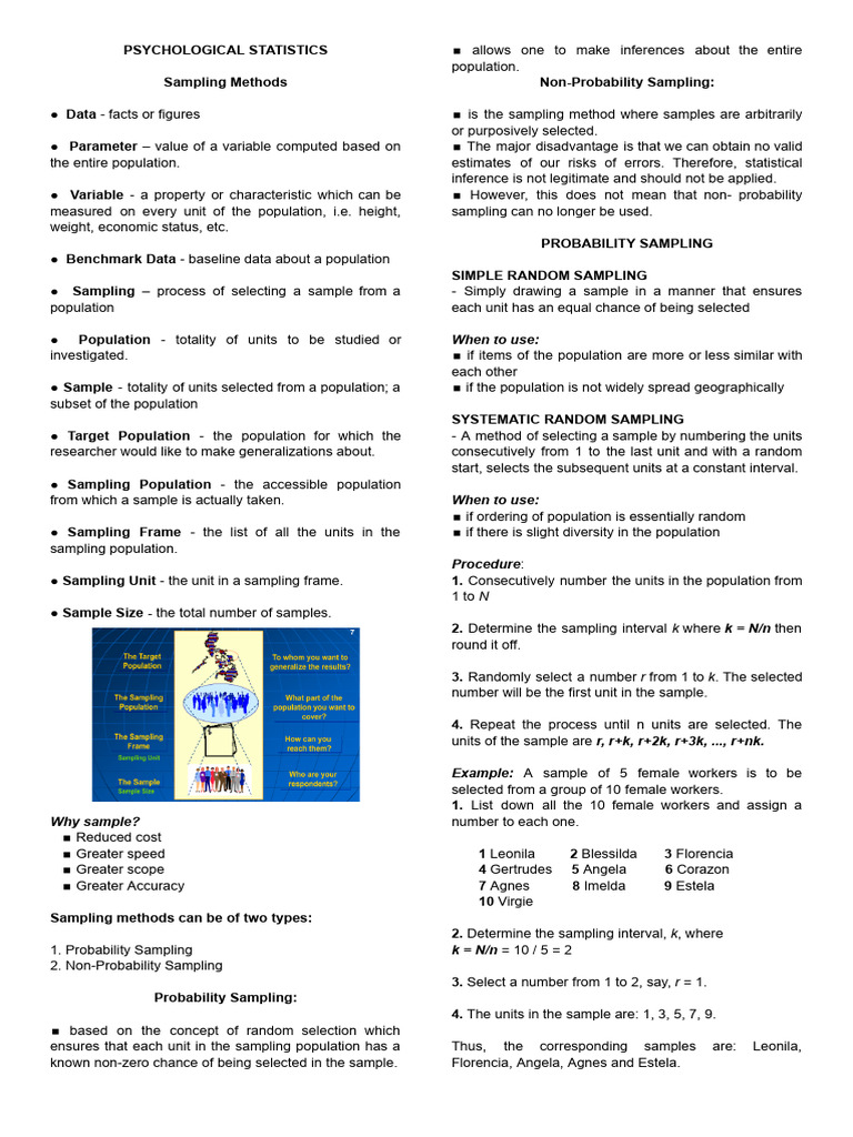 Psychological Statistics Reviewer | PDF | Confidence Interval ... Psychological Statistics Reviewer | PDF | Confidence Interval ...
