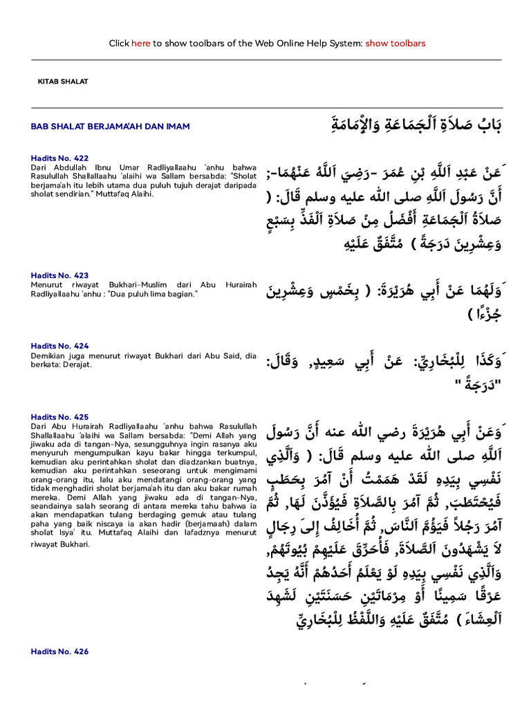 Bab Shalat Berjama'Ah Dan Imam | PDF