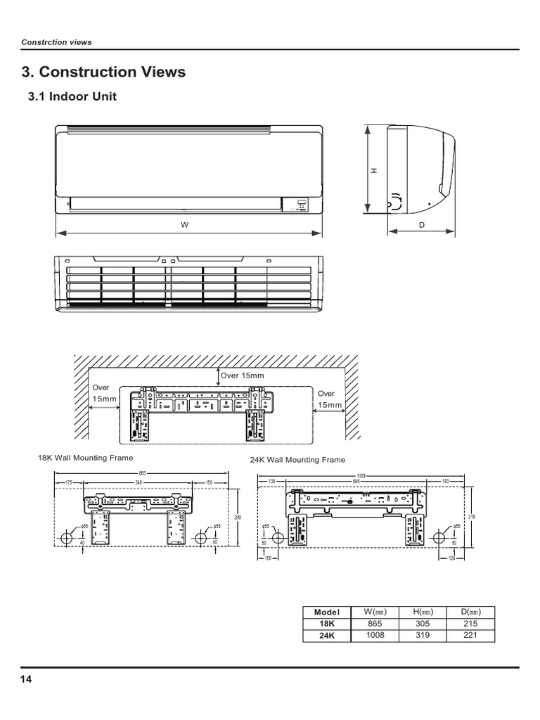 Gree Change 18-24 Installation | PDF