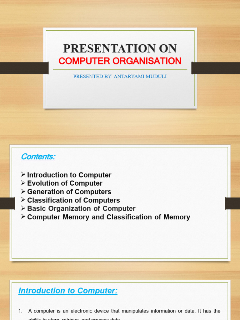 CA PPT On Computer Application | PDF | Central Processing Unit | Input/Output