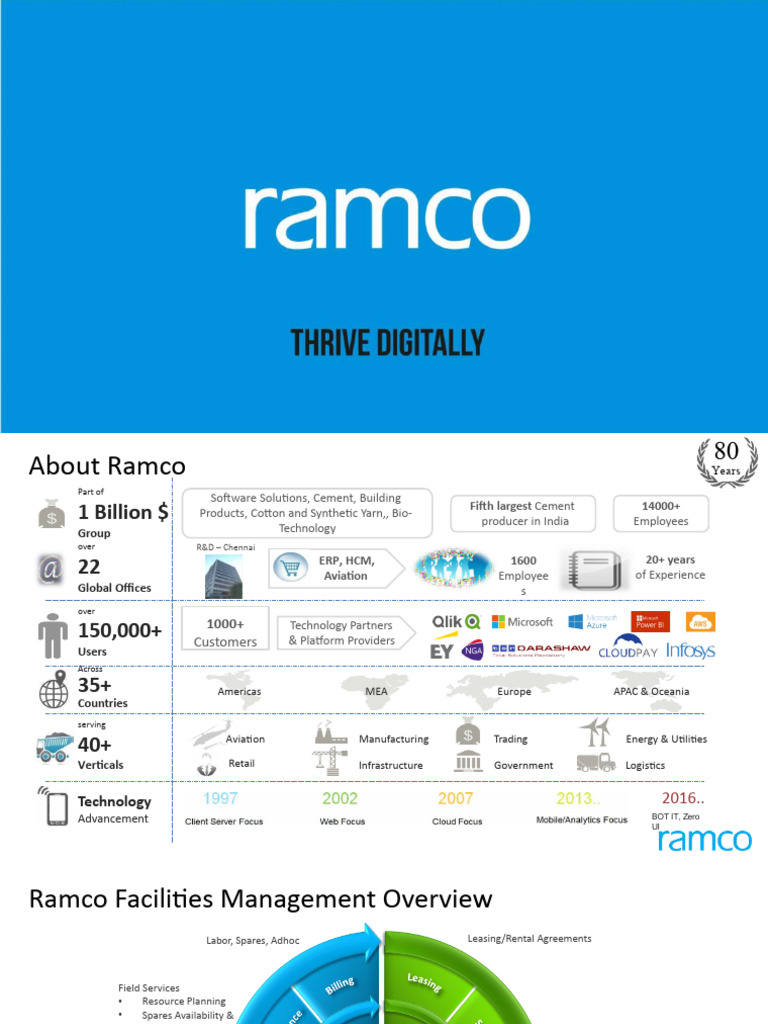 Ramco FMS Software Overview | PDF | Enterprise Resource Planning ...