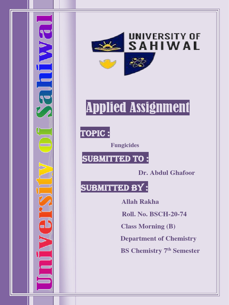 Allah Rakha | PDF | Fungicide | Fungus