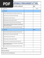 Canteen Inspection Checklist | PDF | Refrigerator | Foods