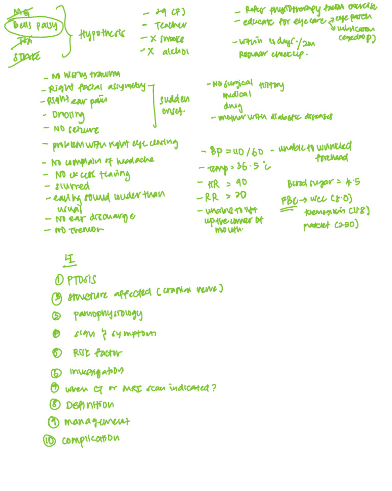 PBL Bell’s Palsy | PDF | Health Sciences | Hazards