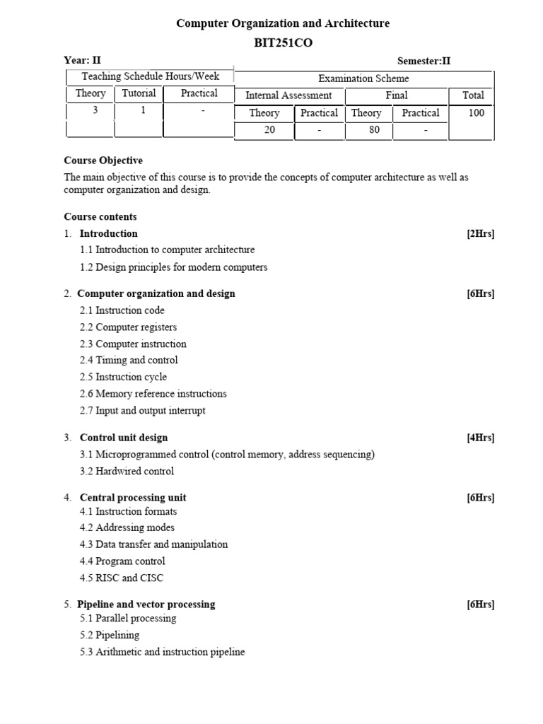 Computer Organization and Architecture | PDF | Art | Technology & Engineering