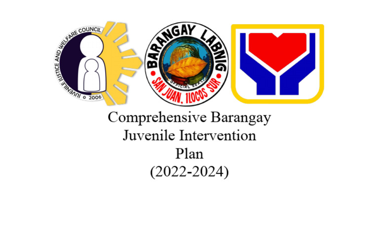 Comprehensive Barangay Juvenile Intervention Plan of Barangay Labnig ...
