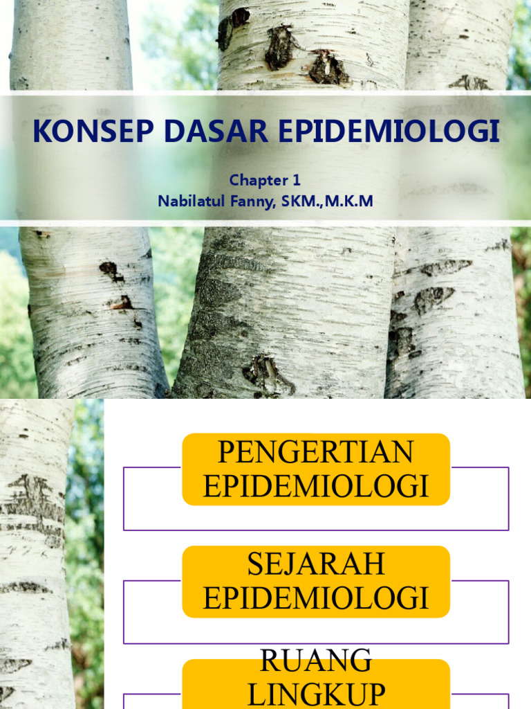 Chapter 1 - Introduction (Konsep Dasar Epidemiologi) | PDF Chapter 1 - Introduction (Konsep Dasar Epidemiologi) | PDF
