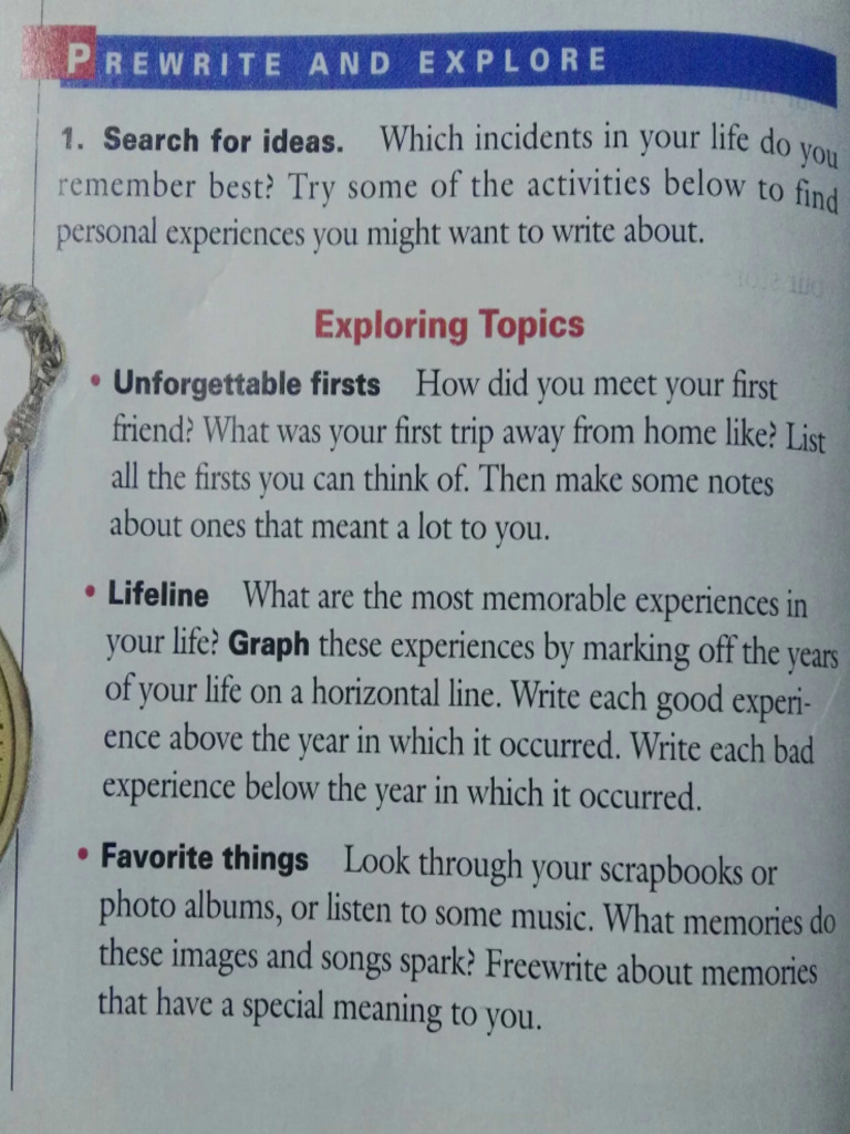 2- Finding ideas for a paragraph | PDF