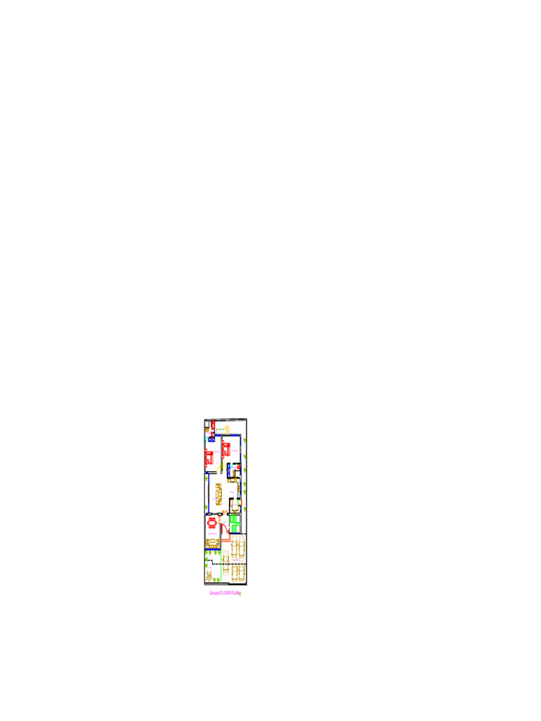 Ground Floor Plan Layout Design | PDF