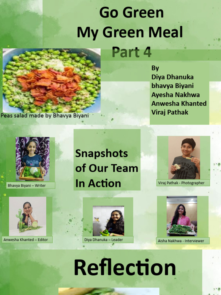 My Green Meal Part 4 | PDF | Cuisine | Nutrition