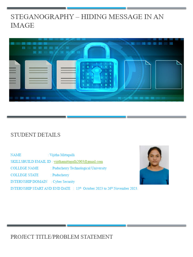 Image Steganography | PDF | Graphical User Interfaces | Computing